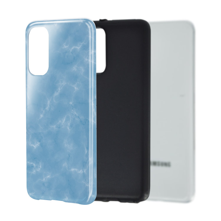 Samsung Galaxy S20 Case - - Light Blue Skies Marble Clouds - Casebus