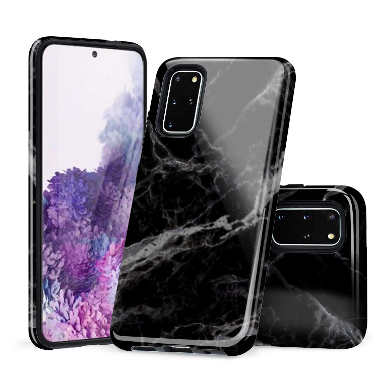 Samsung Galaxy S20 Plus Case - - Sleek Black Marble - Casebus