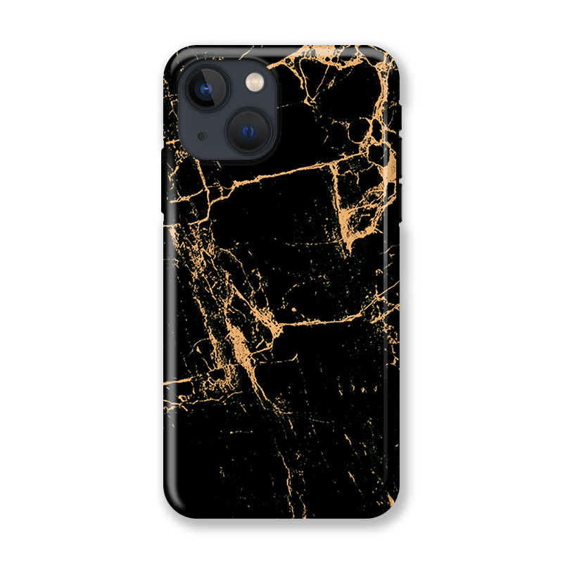 iPhone 13 Case - Design Phone Case - Designer - CLASSIC BLACK MARBLE ...