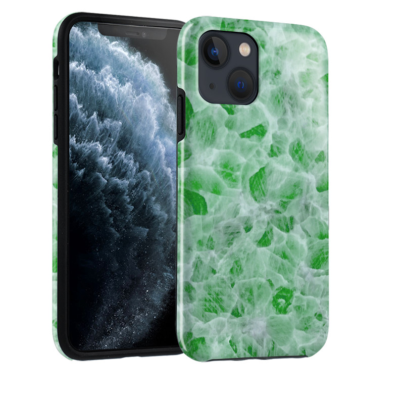 iPhone 13 Case - Design Phone Case - Designer - CLASSIC GREEN MARBLE ...
