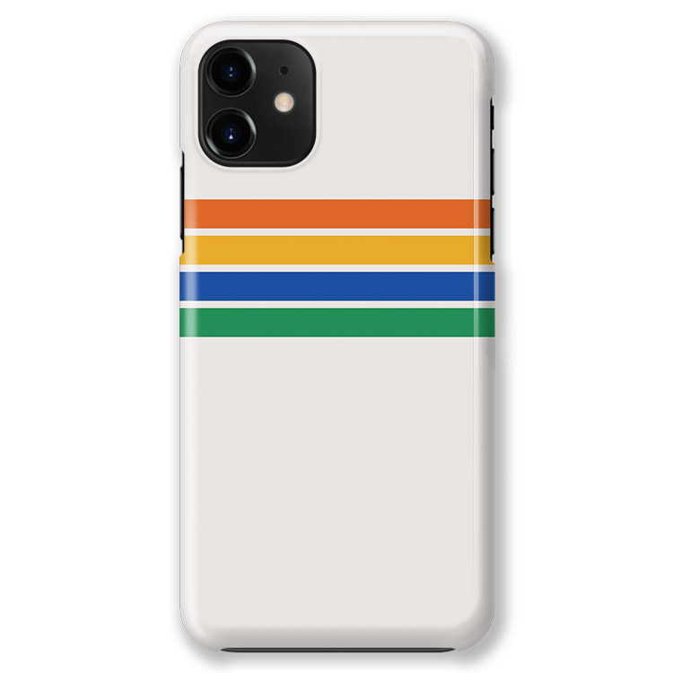 Rainbow Stripes Color Block Phone Case - Classic - Casebus