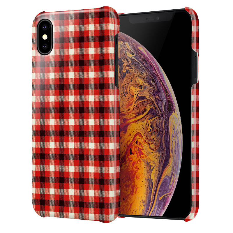 Red Plaid Phone Case - Classic - Casebus