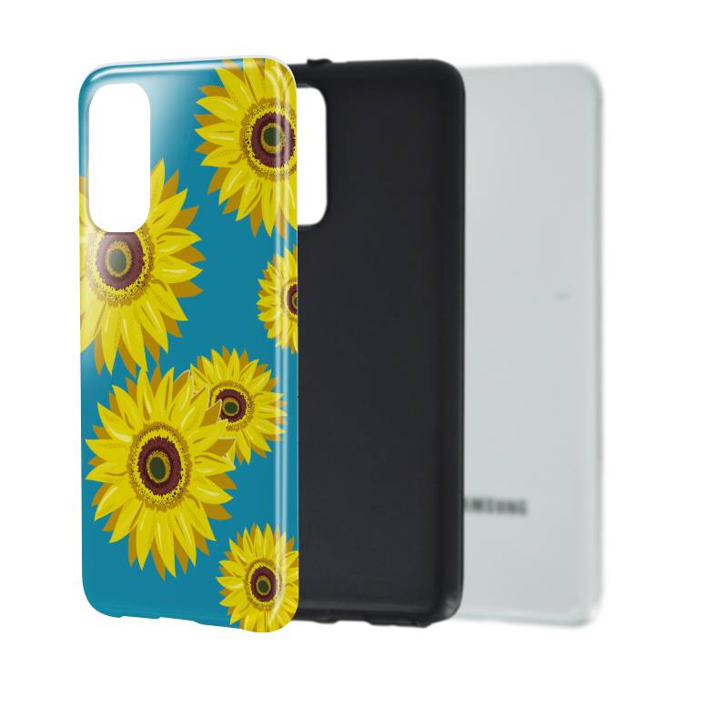 Samsung Galaxy S20 Case - - Bright Sunflowers - Casebus