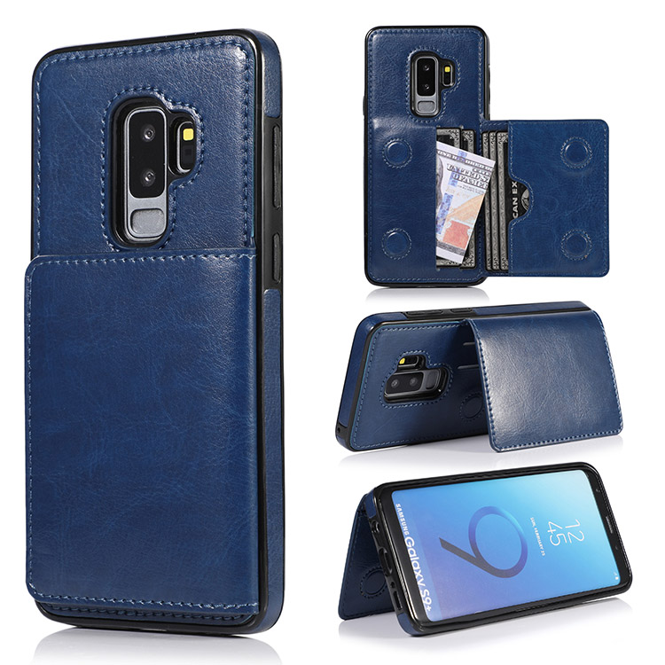 Samsung Galaxy S9 Plus Case - Casebus - Classic Magnetic Wallet Phone ...