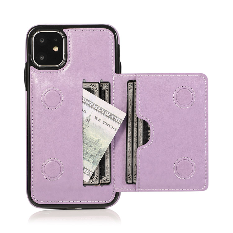 iPhone 12 Case - Casebus - Classic Magnetic Wallet Phone Case - Credit ...