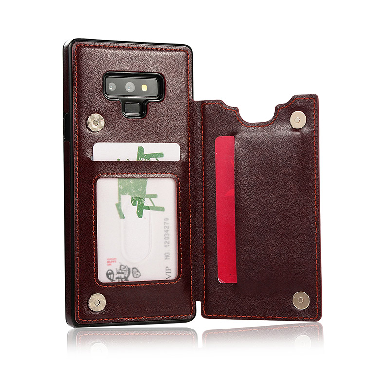 Samsung Galaxy Note9 Case - Casebus - Classic Buckle Wallet Phone Case ...