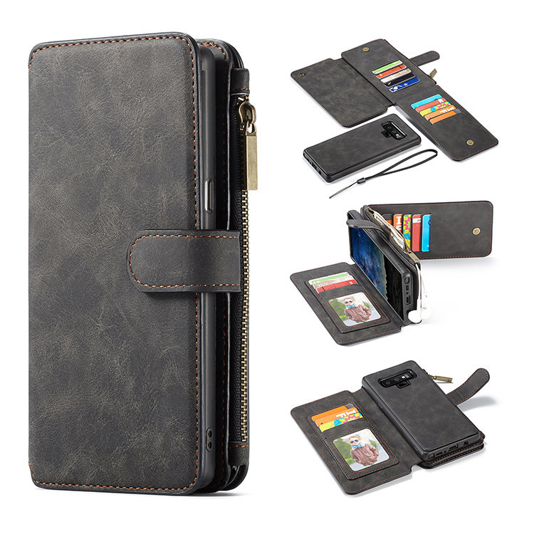 Folio Flip Detachable Wallet Phone Case - Casebus Classic Detachable ...