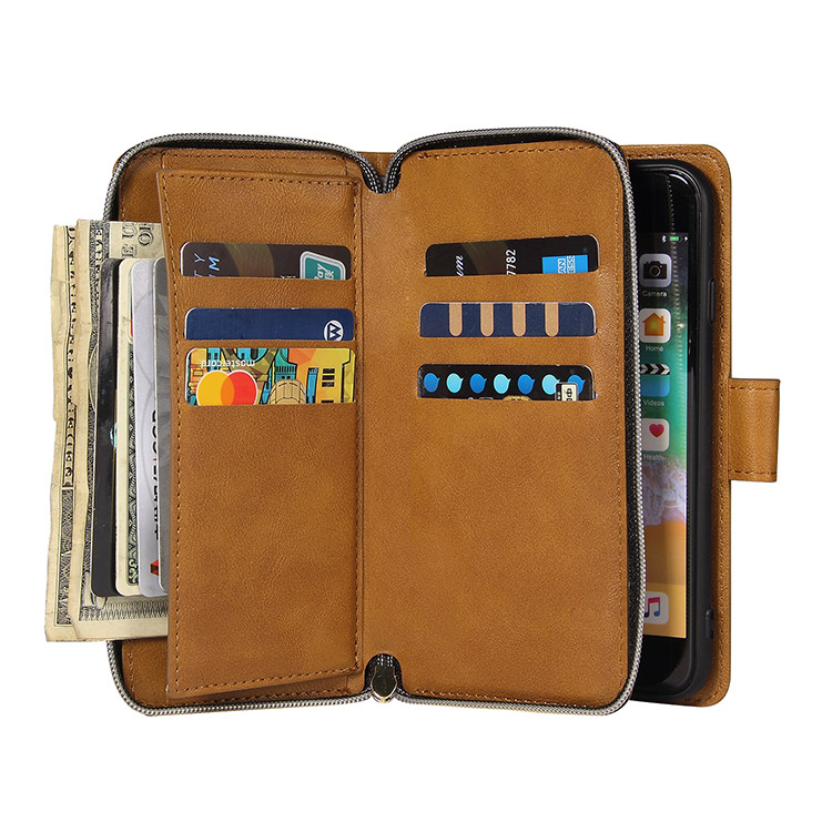 iPhone 8/7 Case - Casebus - Classic 9 Card Slots Wallet Phone Case ...