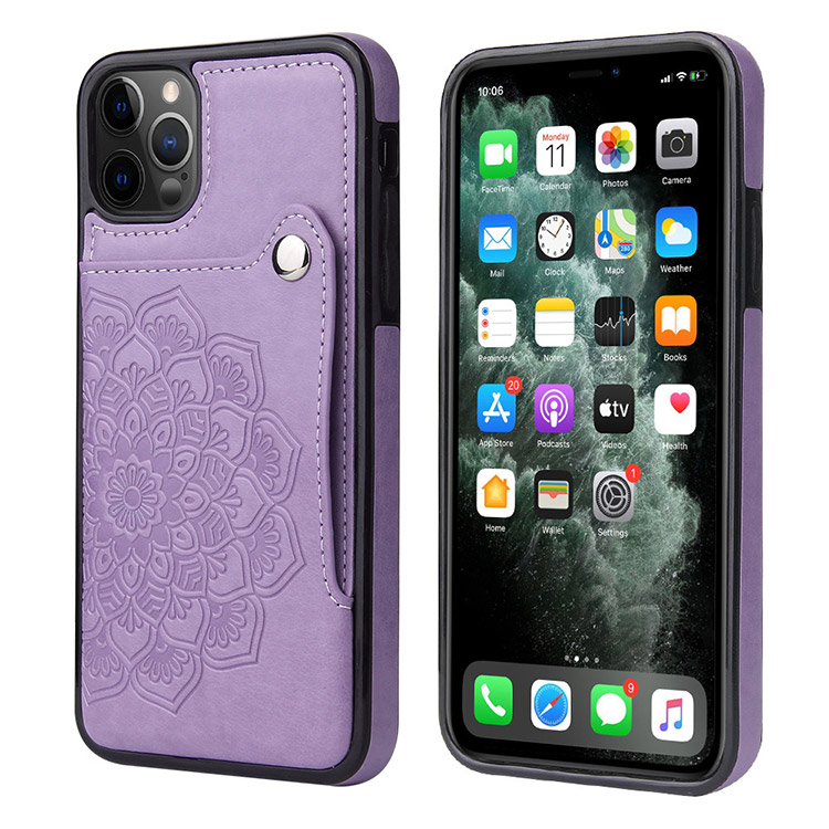 iPhone 12 Pro Case - Wallet Phone Case - - Casebus - Slim Mandala ...