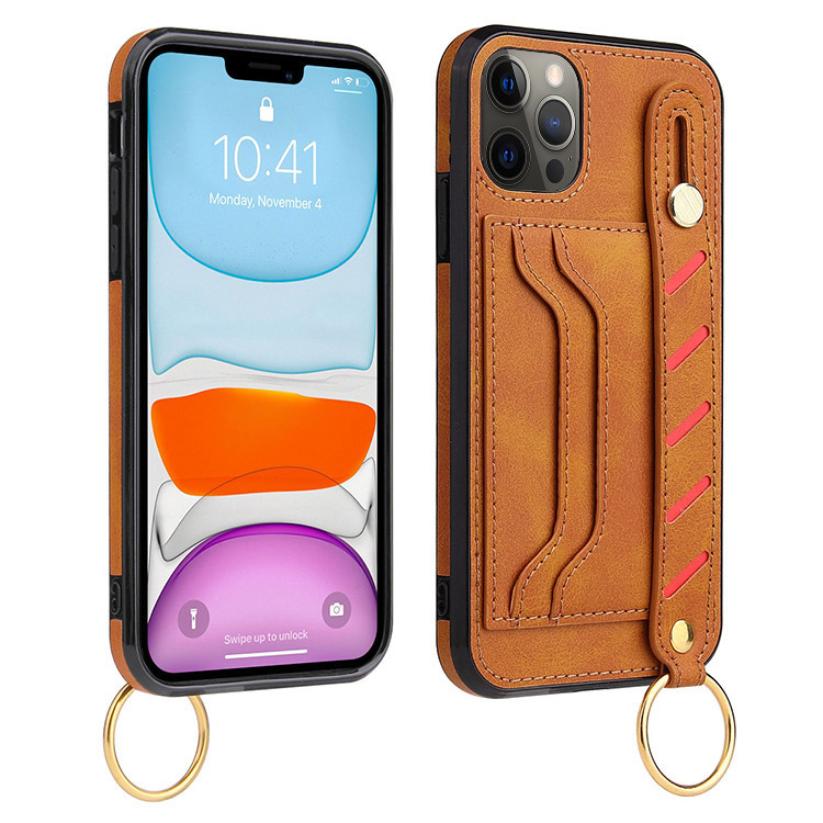 iPhone 14 Case - Casebus - Hand Strap Holder Wallet Phone Case ...