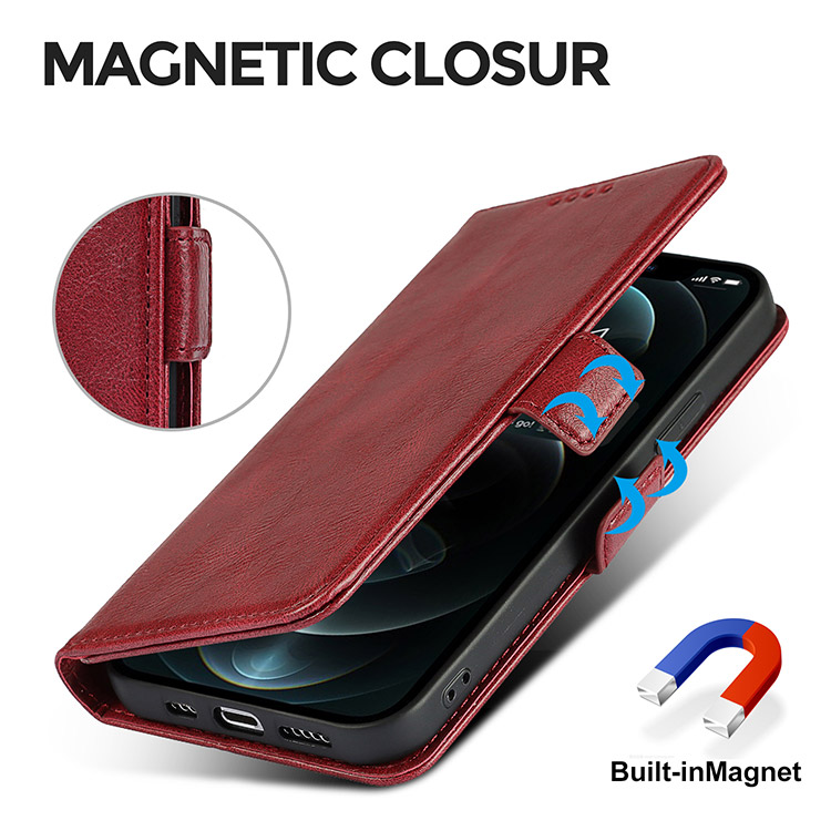 Samsung Galaxy A42 5G Case - Casebus - Magnetic Closure Flip Wallet ...