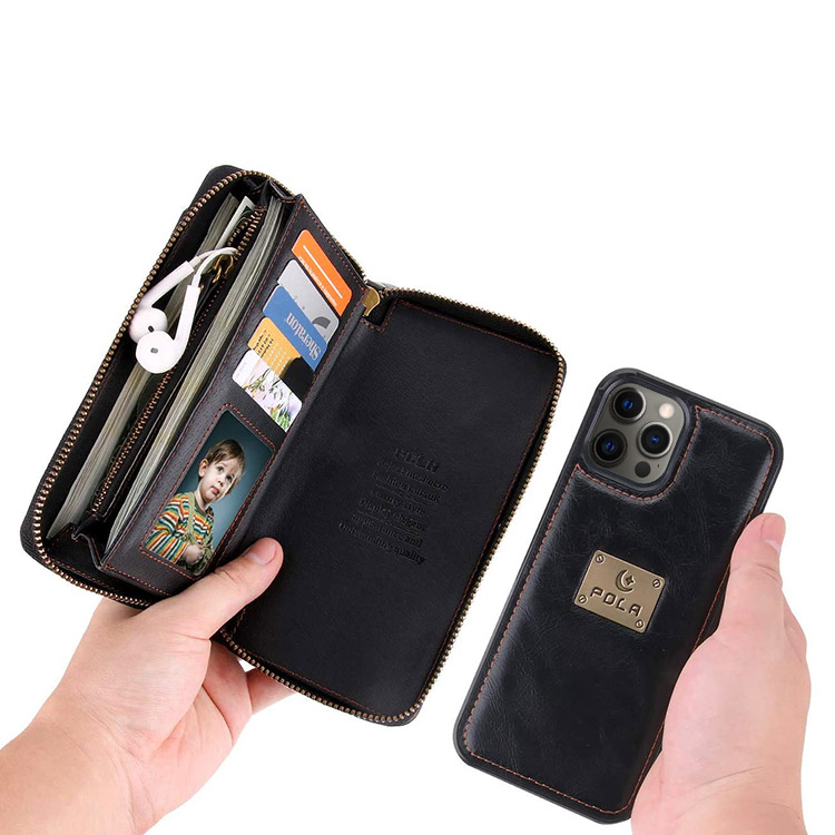 Detachable Folio Flip Wallet Phone Case - Casebus Multi Functional ...