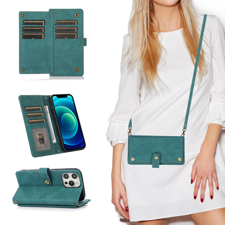 Casebus - Crossbody Wallet Phone Case - With Card Holders Cash Pocket ...