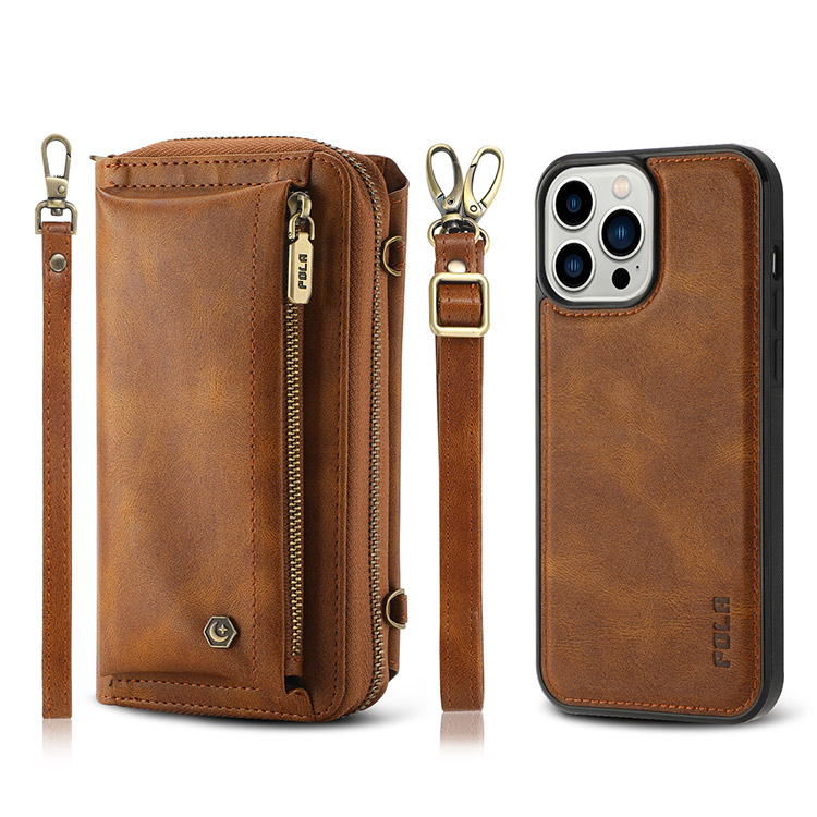 Detachable Folio Flip Crossbody Wallet Phone Case - Casebus Classic ...