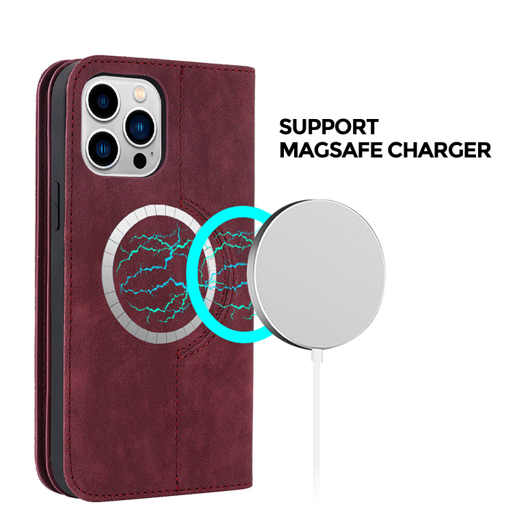 iPhone 16 Pro Max Case - Wallet Folio Flip Phone Case - Casebus Wallet Phone Case Compatible ...