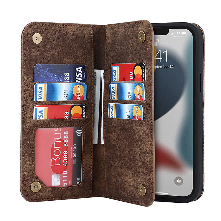 iPhone 16 Case - Wallet Folio Flip Phone Case - Casebus Wallet Phone ...
