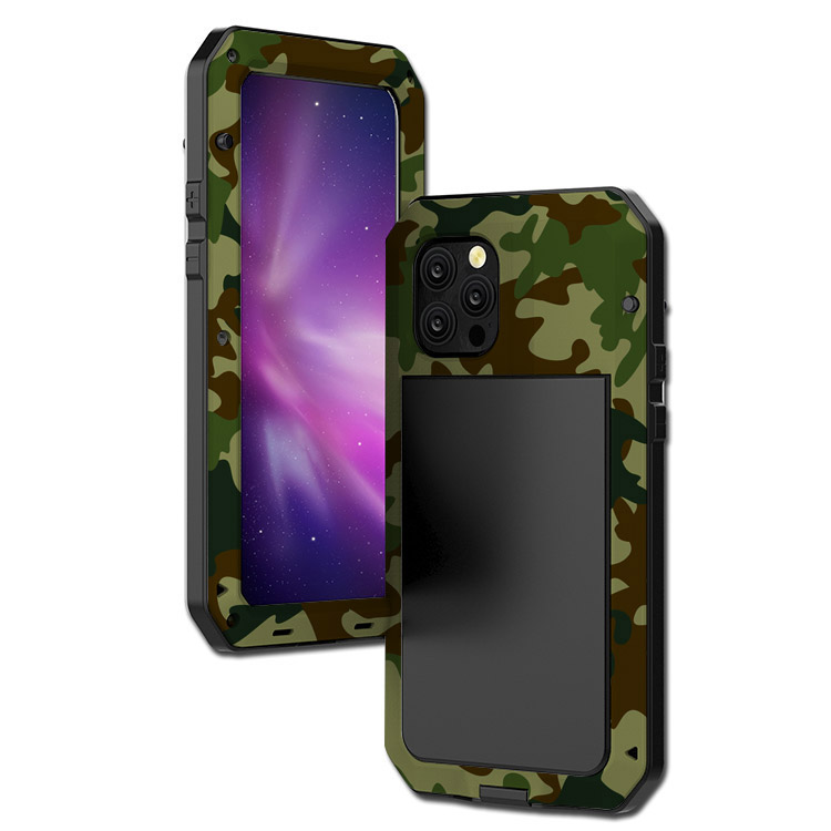 iPhone 11 Pro Max Case - Heavy Duty Metal Phone Case - Full Body Metal ...