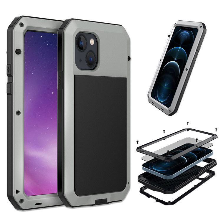 iPhone 13 Mini Case - Casebus - Classic Full Body Metal Armor Phone ...