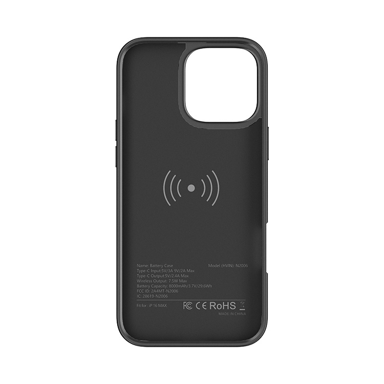 iPhone 16 Plus Case - Battery Phone Case - Casebus Classic Battery ...