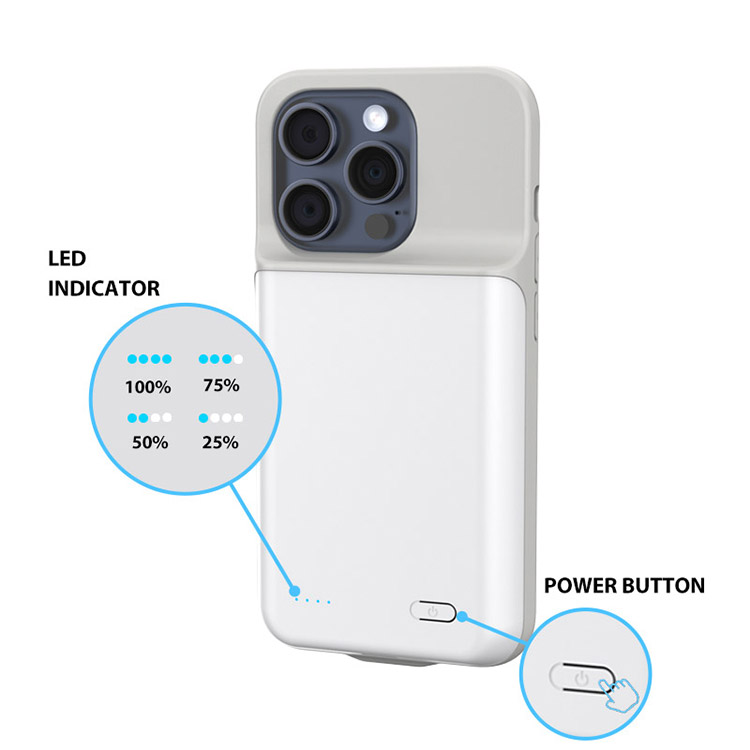 iPhone 15 Case - Battery Phone Case - Casebus Classic Battery Phone ...